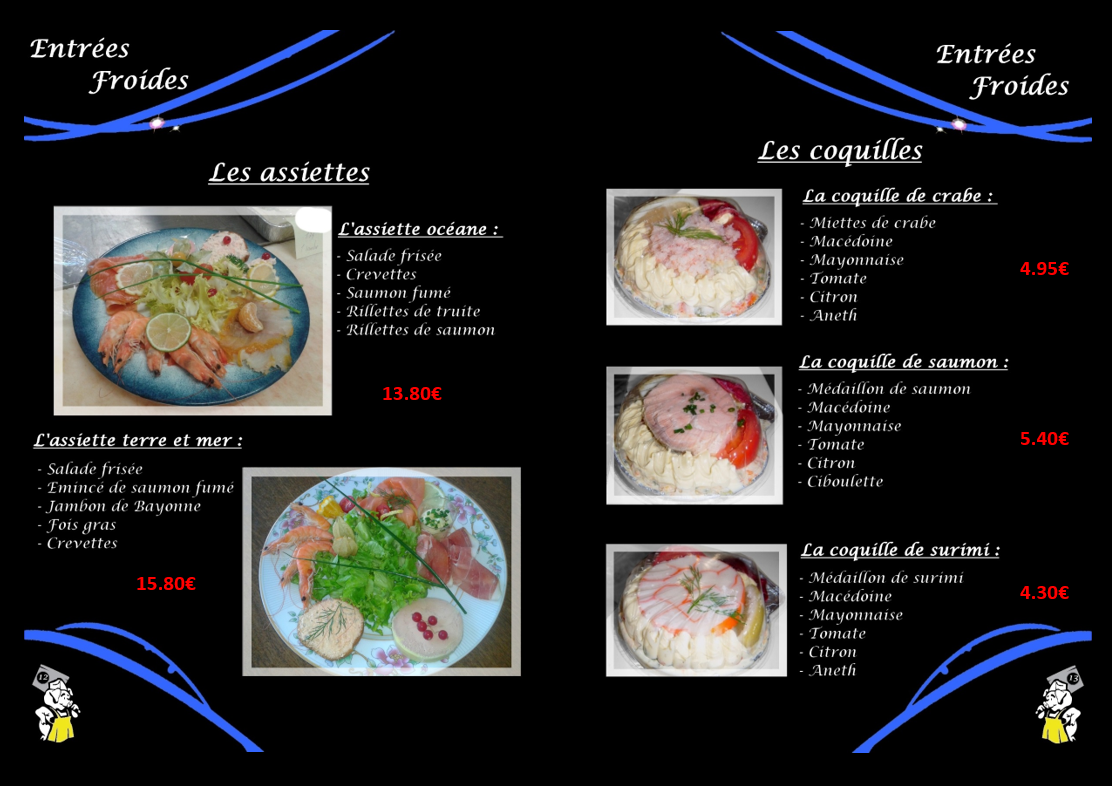 Entrées froides – Maison gesbert